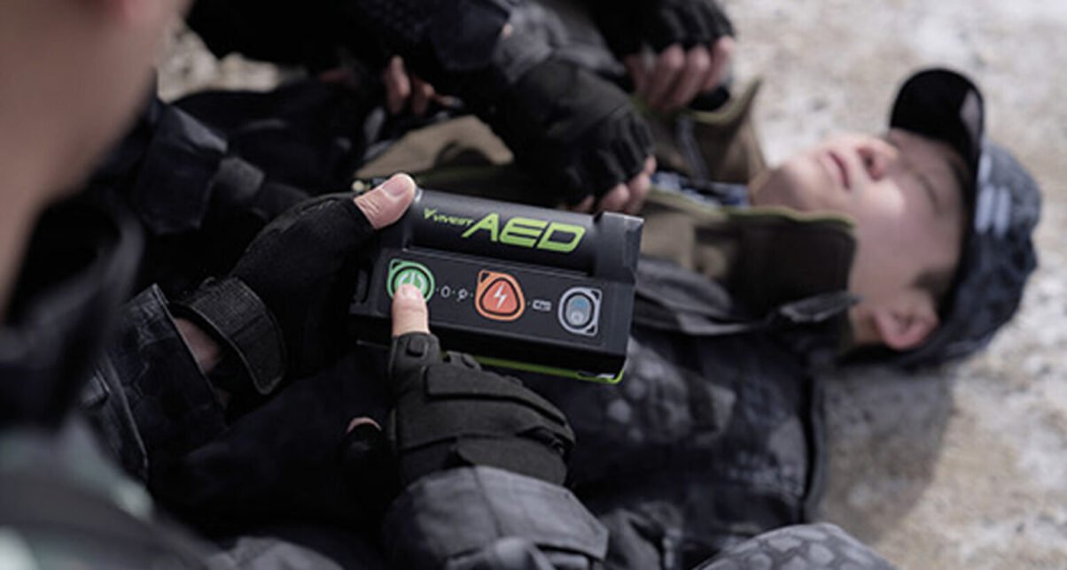 Nešiojamas defibriliatorius AID ViVest PowerBeat P1 + eSIM